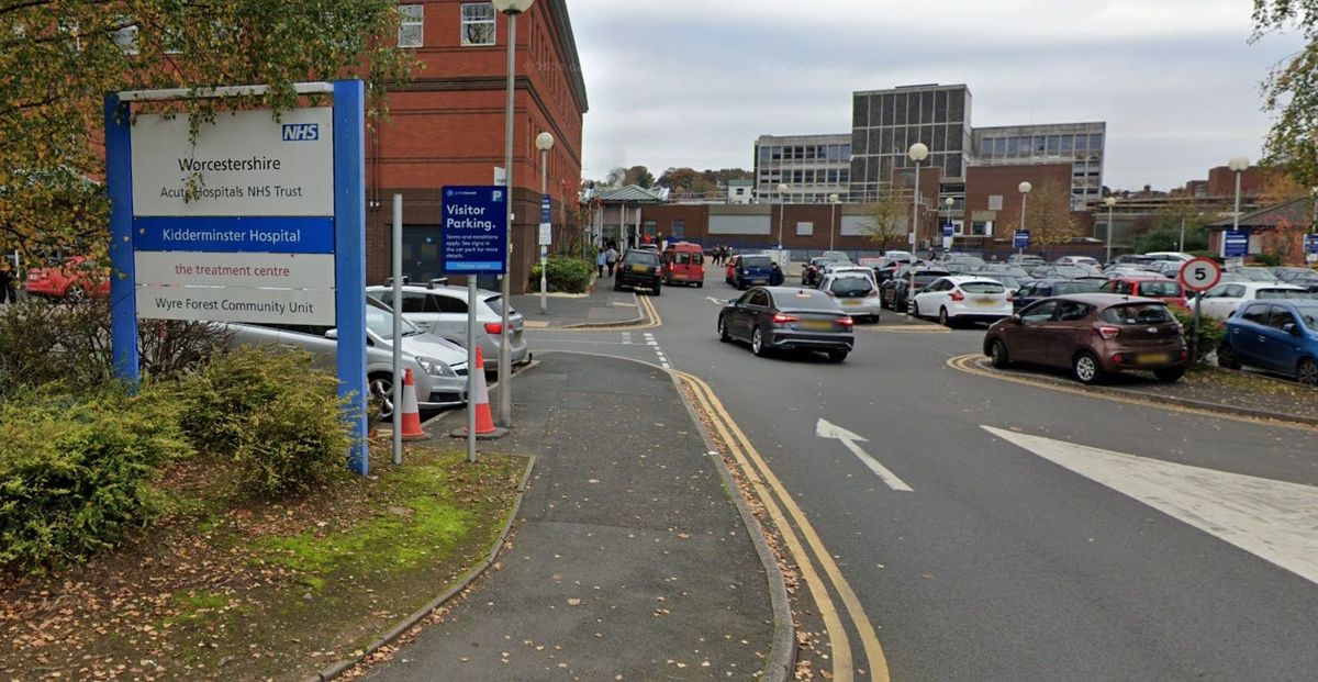 Kidderminster Hospital closes front entrance as fire crews deal with ...