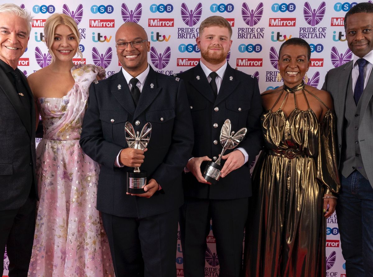 Courageous police officers attacked in West Bromwich receive Pride of ...