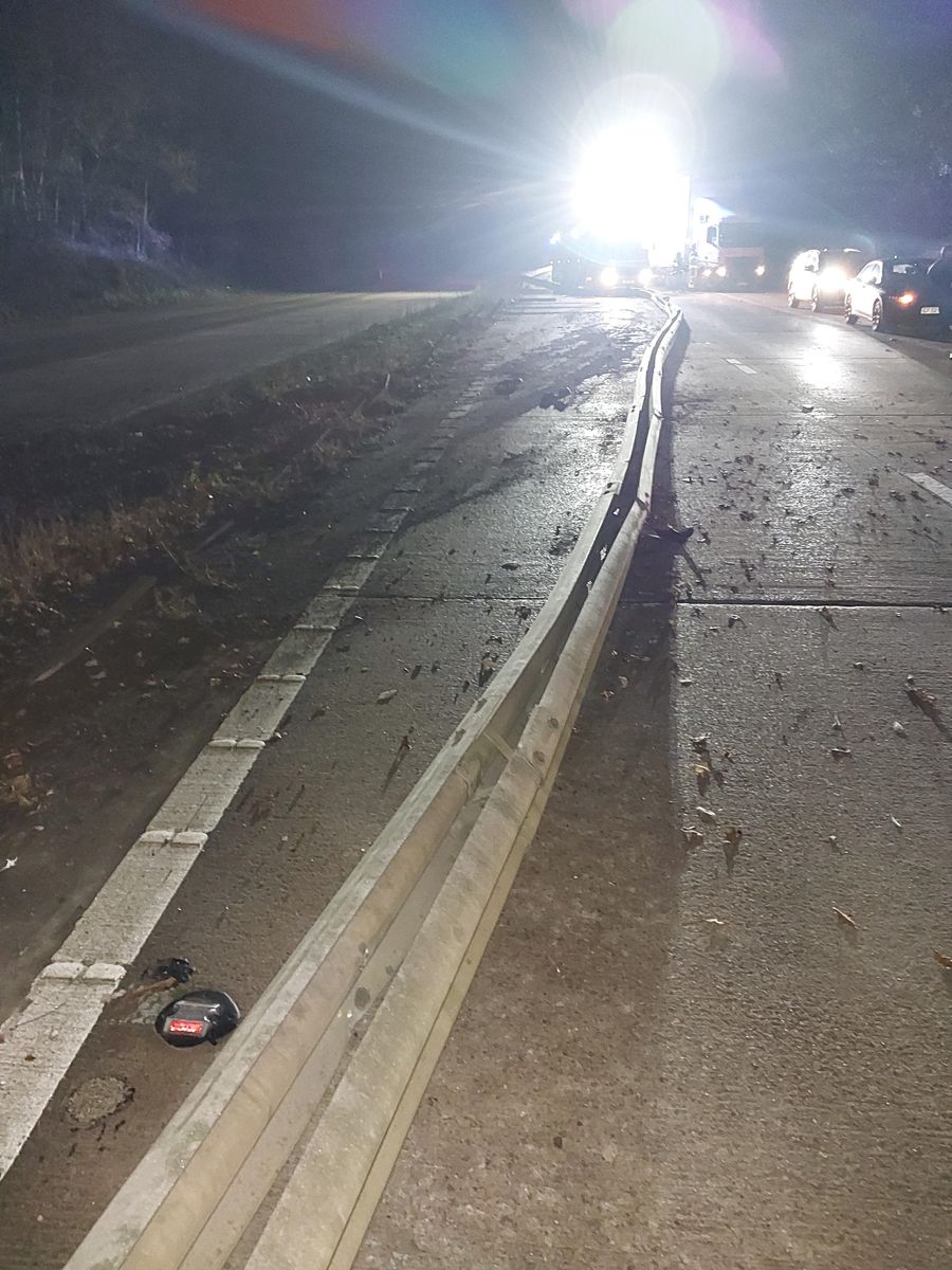 Lane remains closed following 'serious' M54 crash near Wolverhampton ...