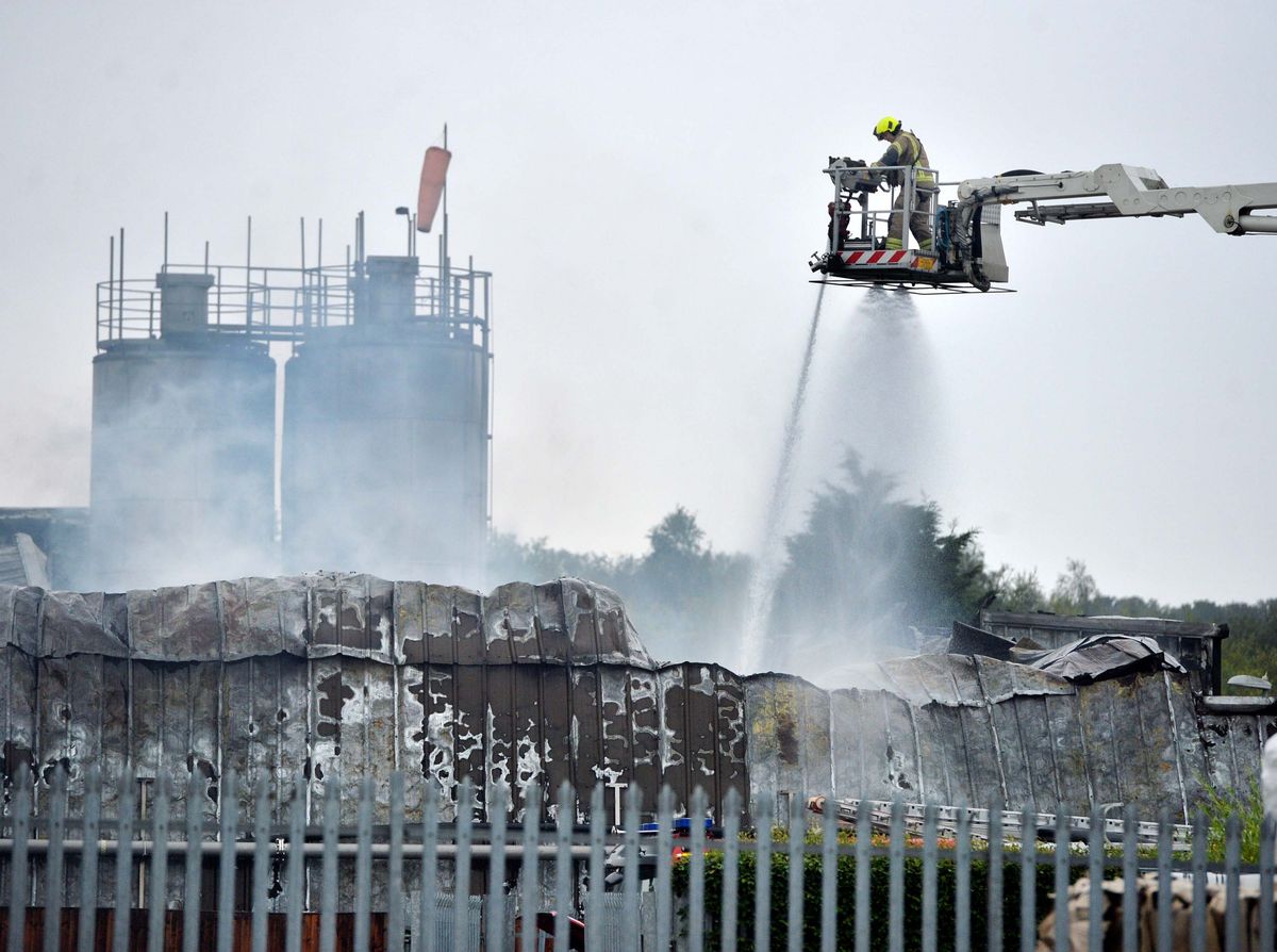 'Devastating' fire at Dudley factory deemed accidental as firefighters ...