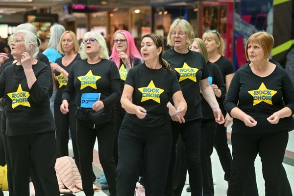 Watch: Shoppers in Telford surprised by flash-mob in aid of charity | Shropshire Star