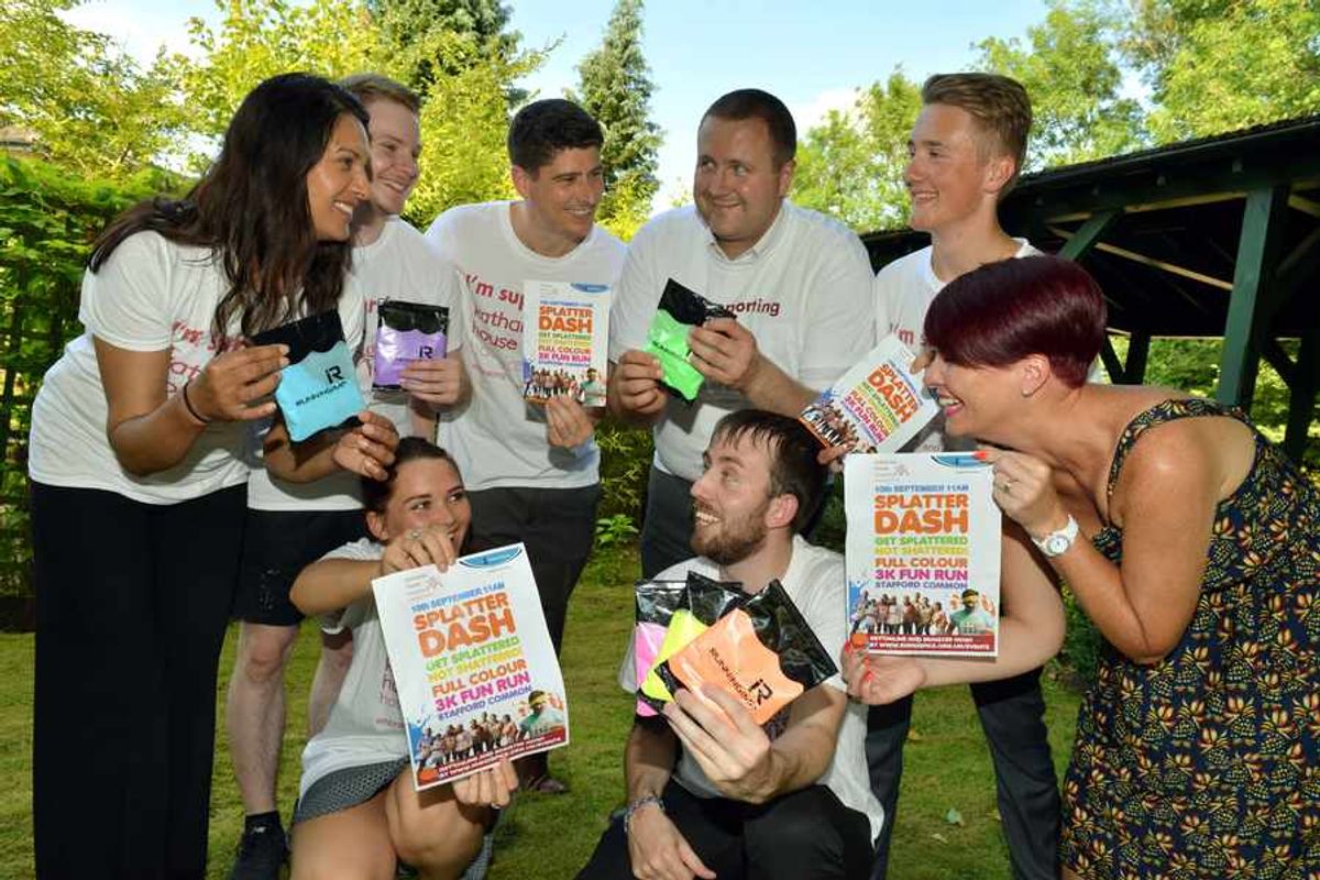 Stafford Splatter Dash in aid of hospice | Express & Star