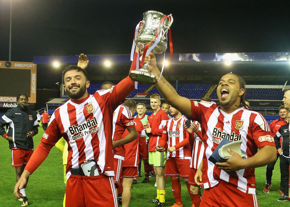 Benbow stars as the Glassboys lift trophy | Express & Star