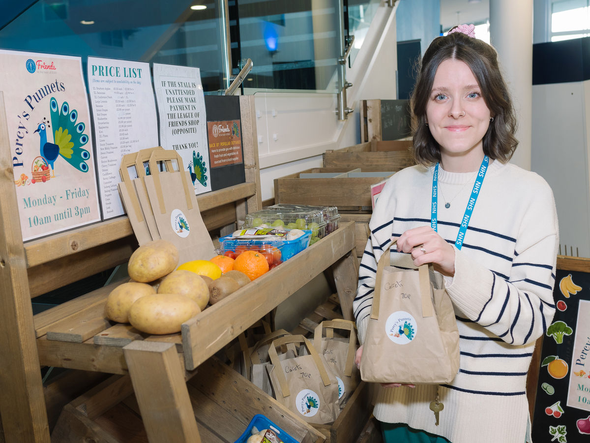Hospital stall ensures visitors and staff can get their five-a-day ...