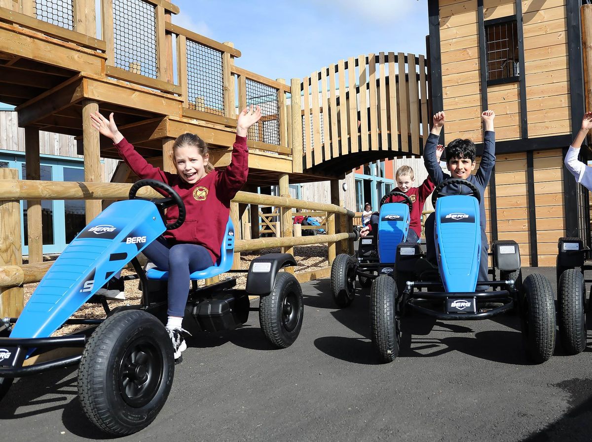Wolverhampton students first to experience new adventure playbarn ...