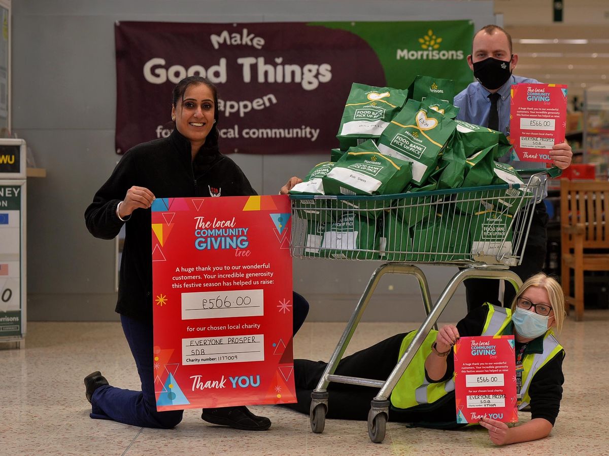 Staff and customers at Morrisons unite to help needy Wolverhampton ...