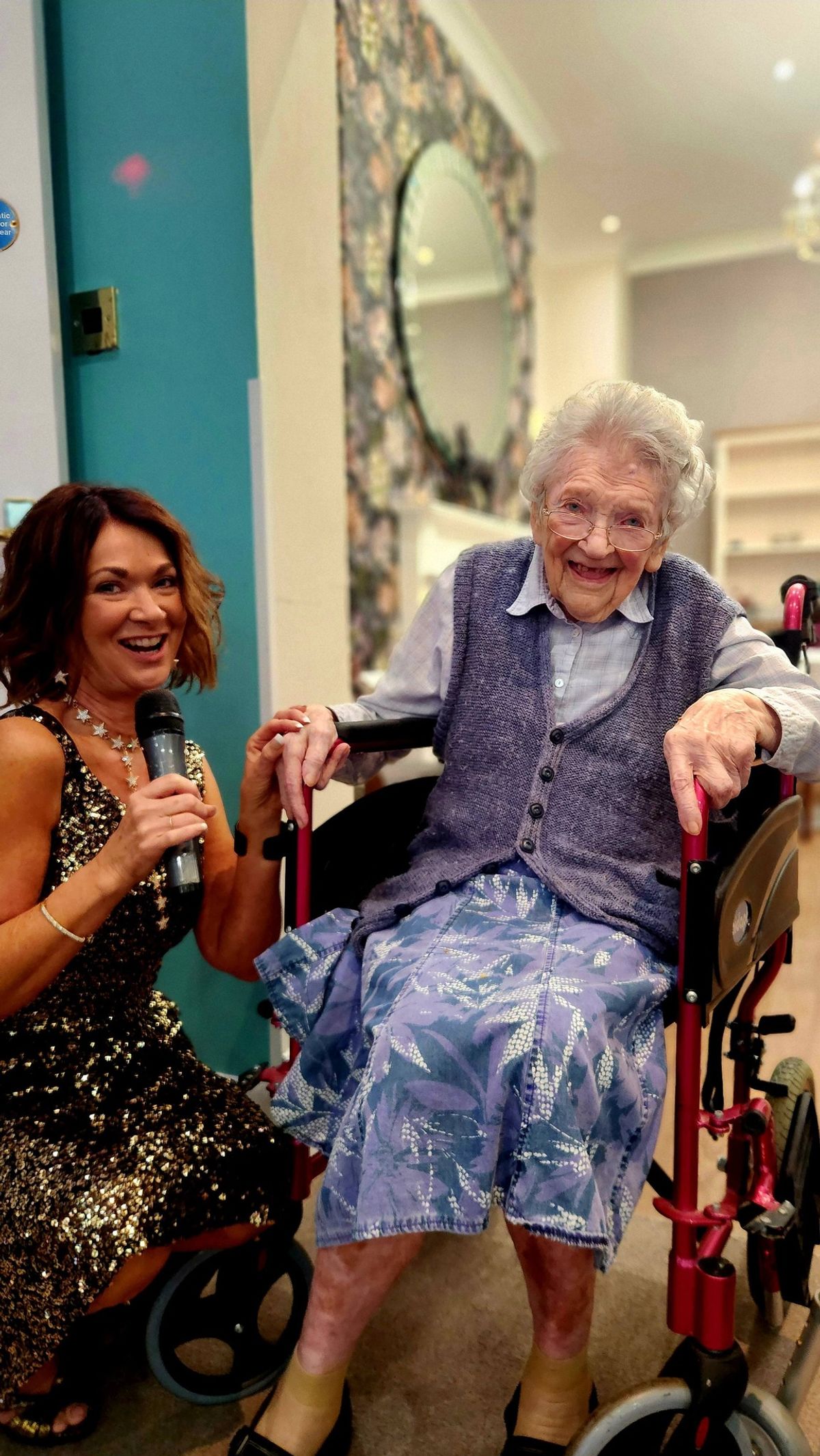 Residents at local care home lend their ears to live music performance ...