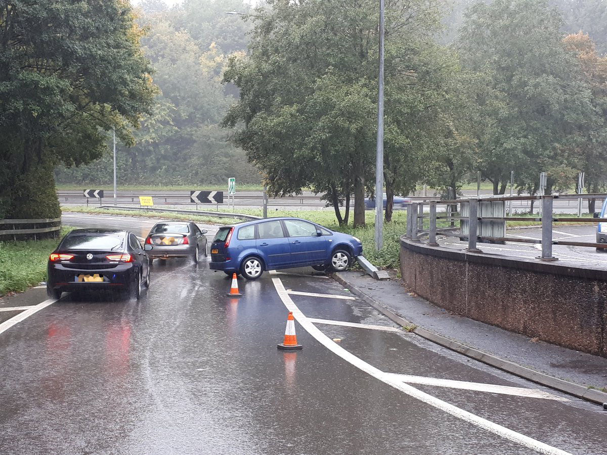 Nobody hurt in wet weather crash on A442 slip road | Shropshire Star