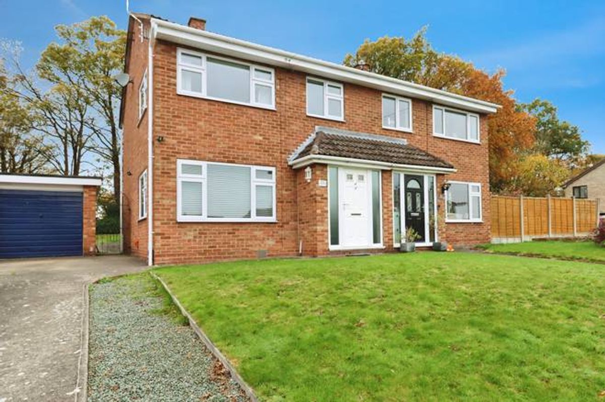 Spacious three-bedroom family home with garden for sale in Shrewsbury ...