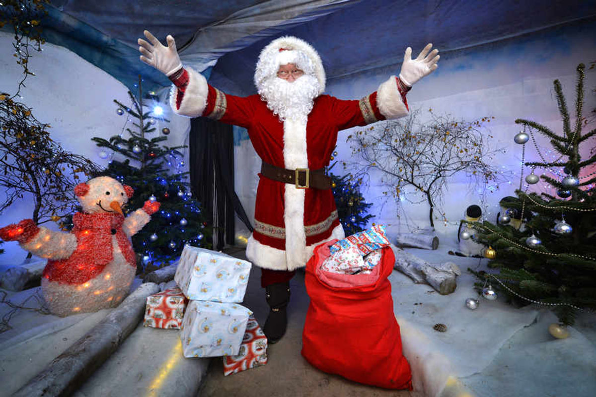 Take a look as Santa arrives at Sandwell Valley for the Christmas ...