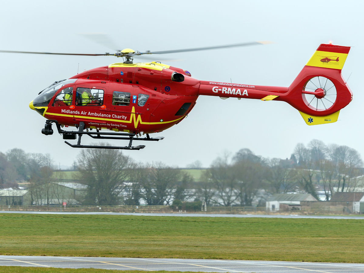 Patient taken to hospital by air ambulance after incident near Chirk ...