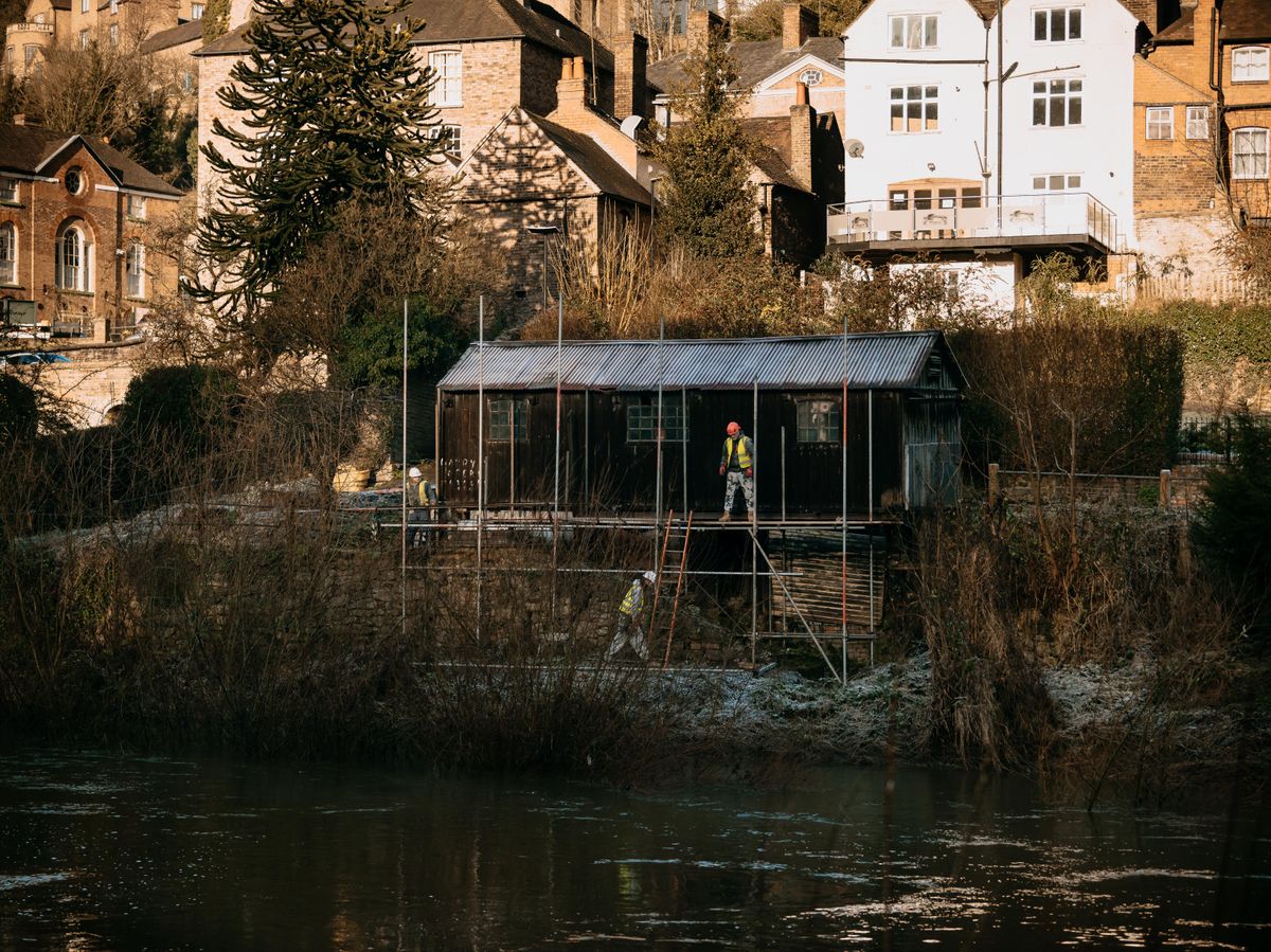 Work finally under way to preserve historic Ironbridge coracle shed ...