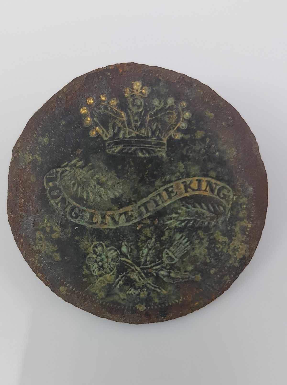 Rare King George III button dug up in Shropshire going to auction ...