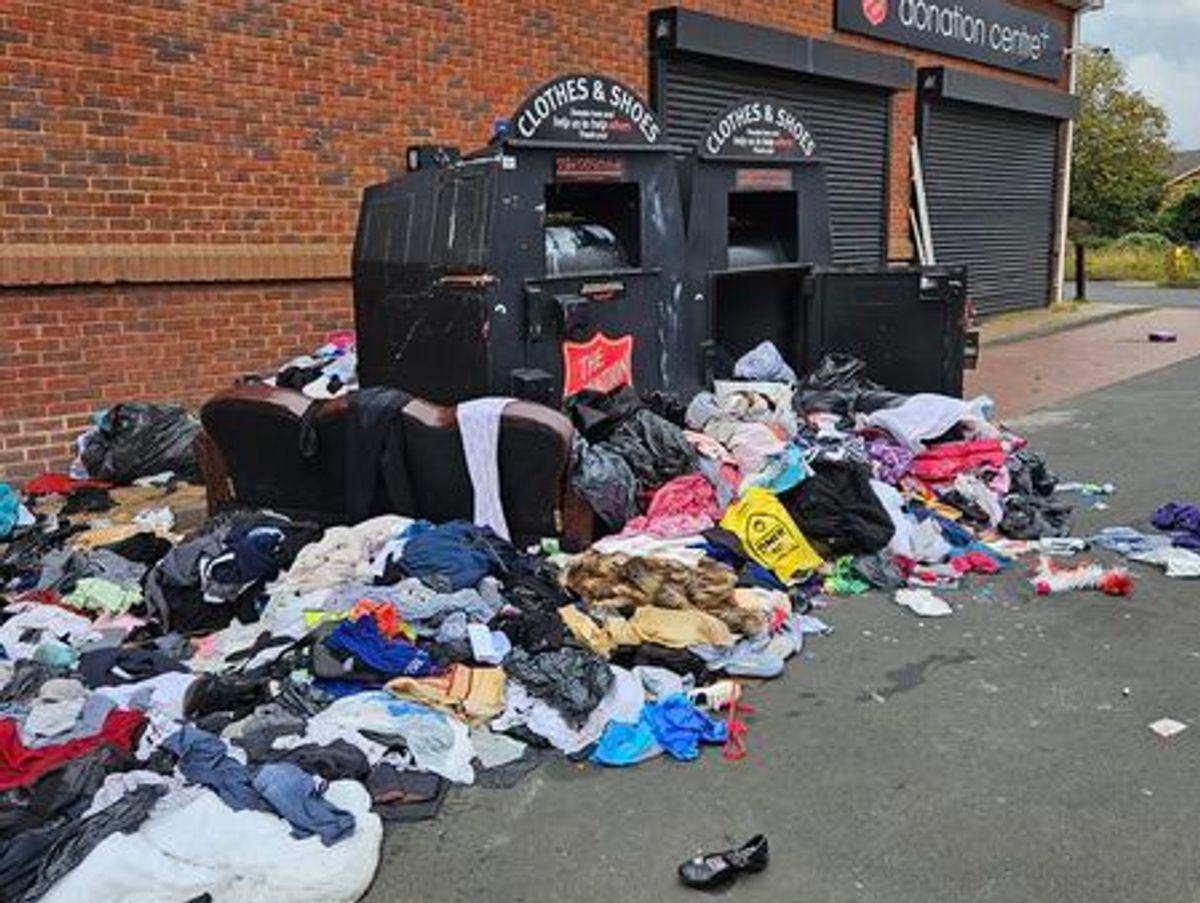Charity removes donation bins from West Bromwich centre after fly-tippers' 'continued mess ...