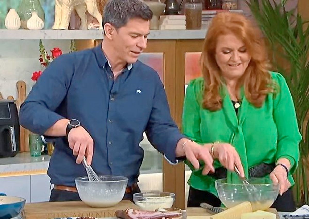 Shropshire chef Marcus Bean and Duchess of York turn up the heat in ...