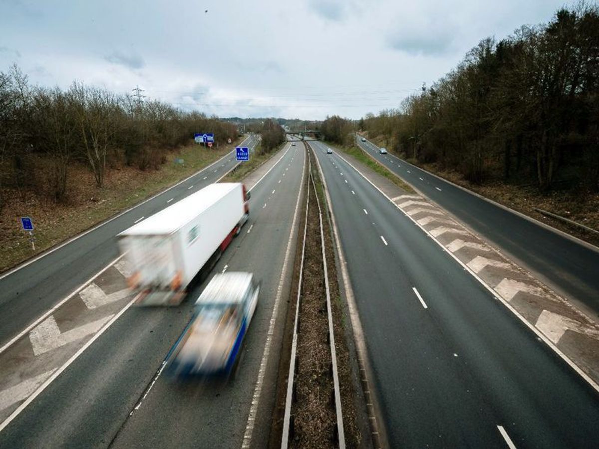 Two escape with minor injuries in three-car M54 crash | Express & Star