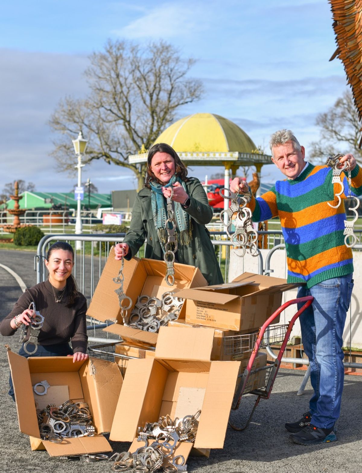 Handcuffs to be used for British Ironwork Centre's latest powerful ...