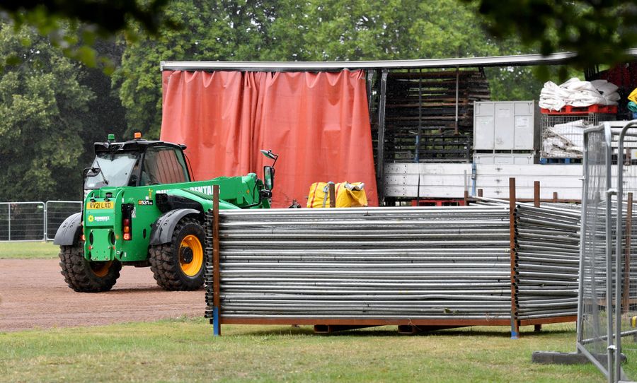 Work begins to turn Wolverhampton park into music festival site ahead ...