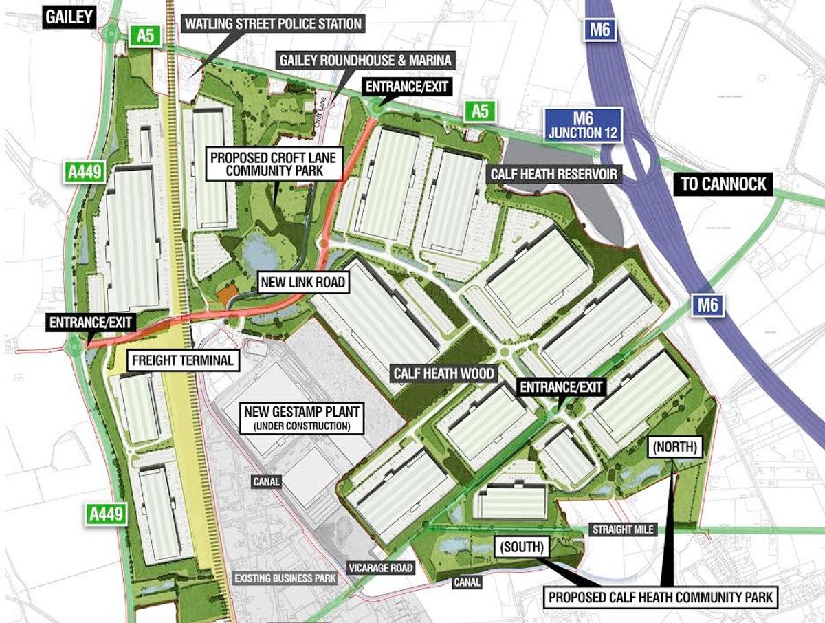 Gailey Freight Hub: Two new parks and road promised as part of super ...