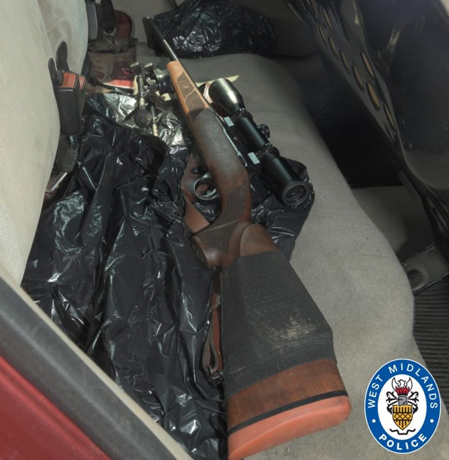 Sawn-off shotgun and rifle recovered from Wolverhampton house and two ...