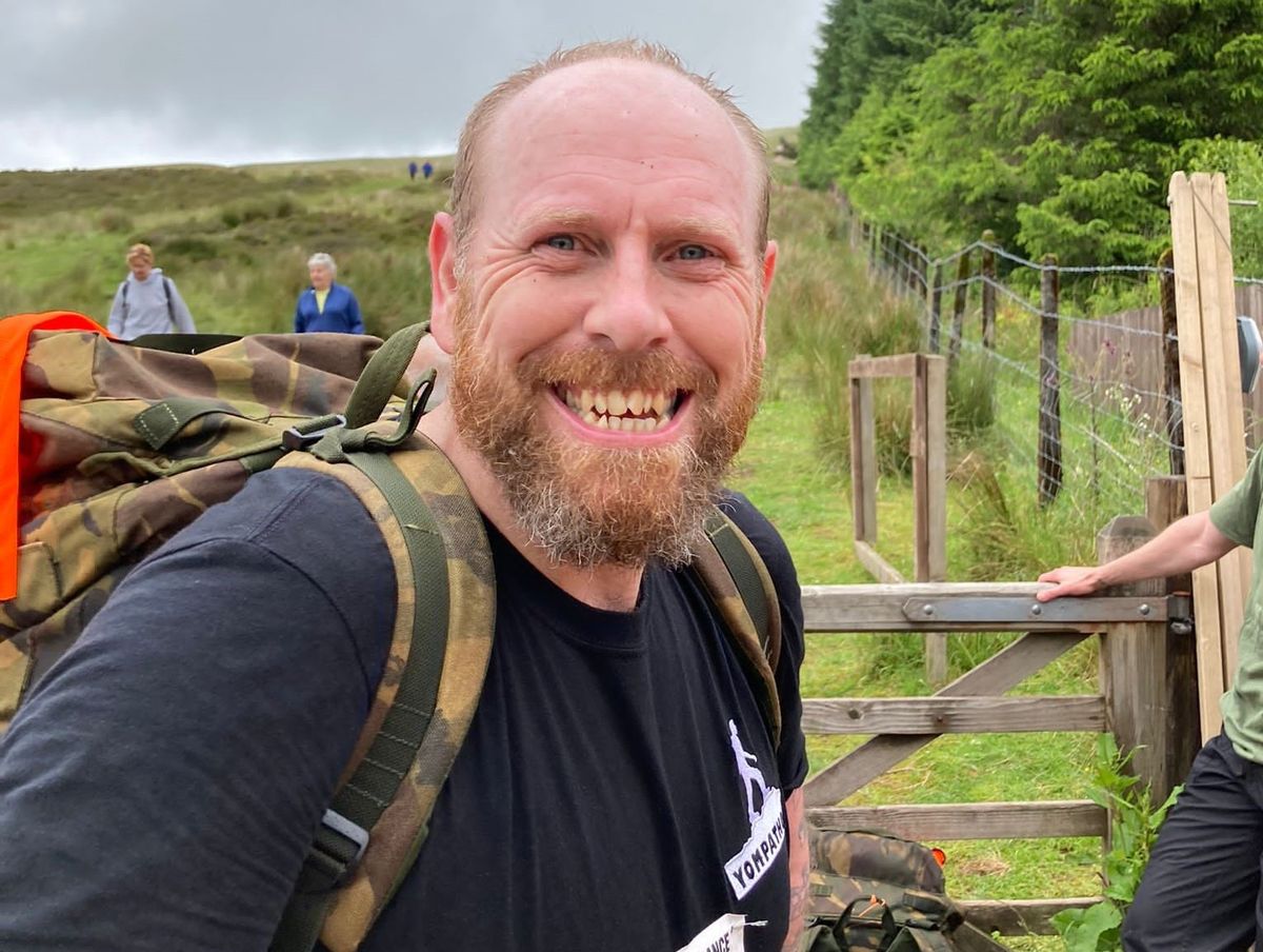 Yomping through Shropshire - team carrying 25kg packs to tackle charity ...