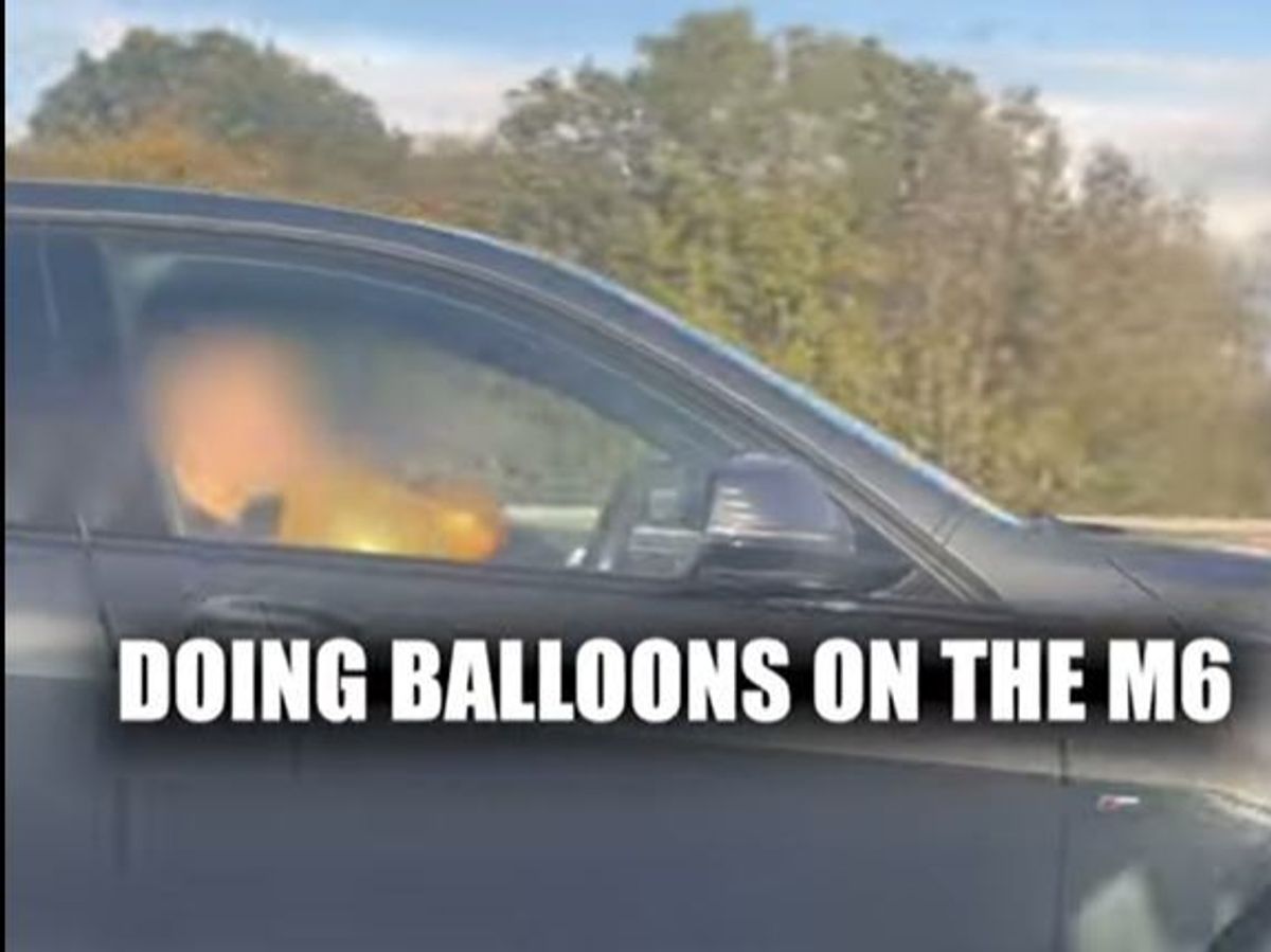 Watch: BMW driver 'inhales from balloon' on M6 as cops release clips of ...