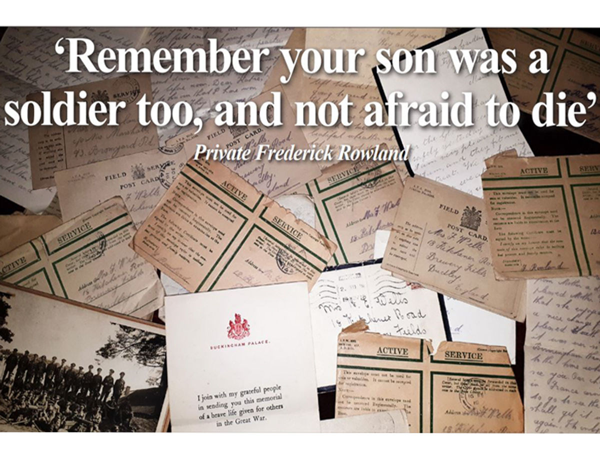 First World War soldier's letters tells of life on the frontline ...