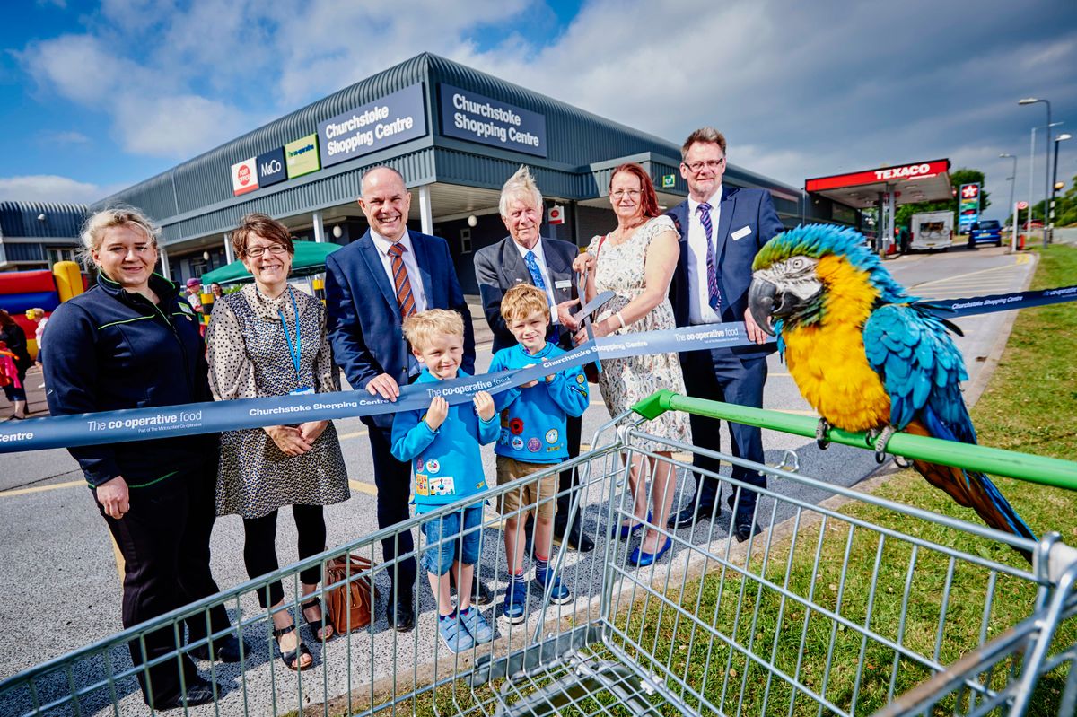 Ribbon cut new look Churchstoke centre | Shropshire Star