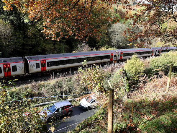Fatal Powys rail crash trains removed as Cambrian line reopens ...