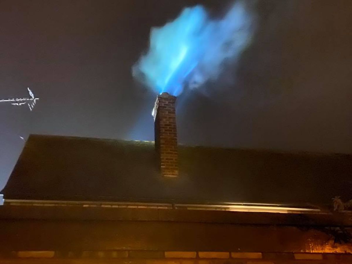 Fire crews team up to tackle large chimney fire near Market Drayton ...