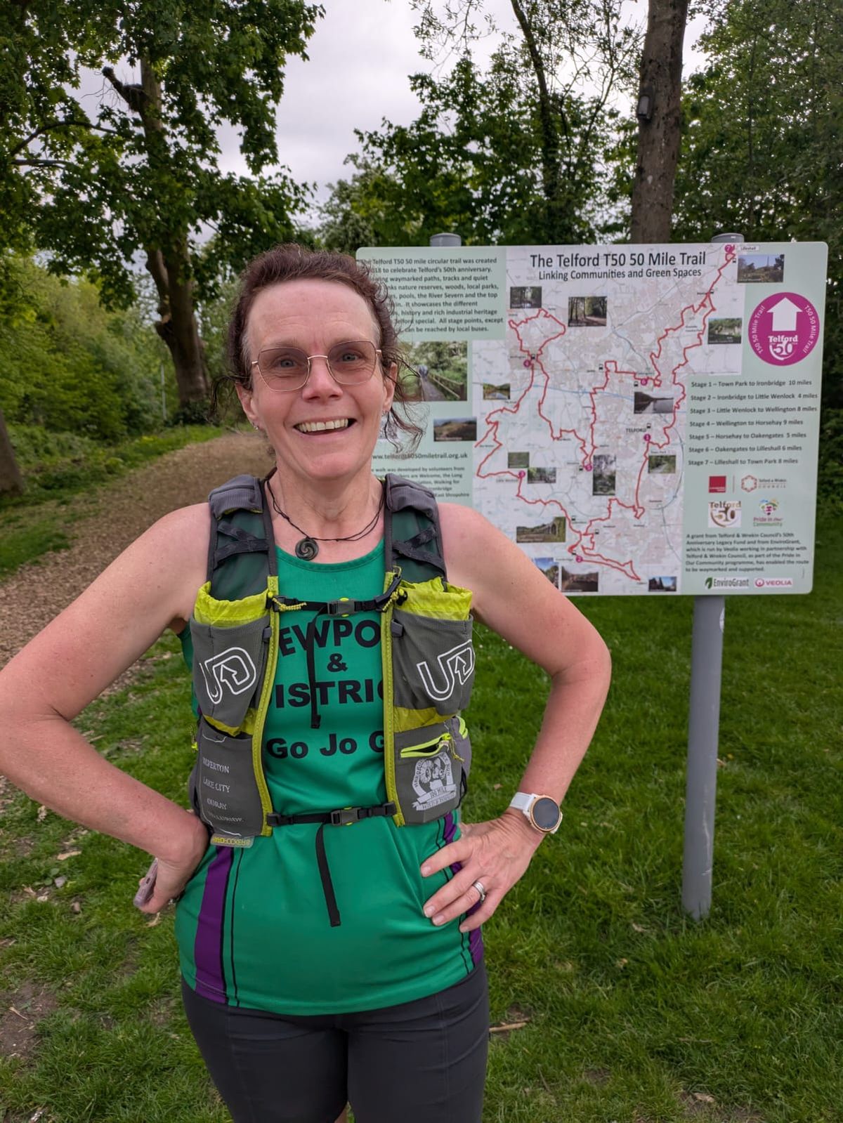 Jo Lutner's Telford T-50 Trail Challenge by ndrcpublicity | Shropshire Star