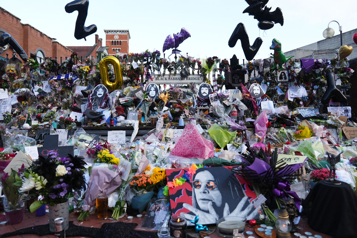 Ozzy Osbourne procession: 20 pictures show fans lining Birmingham ...