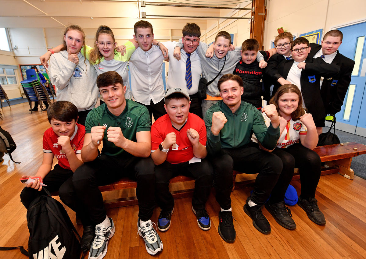 Walsall school children get extra surprise after footballers come to ...