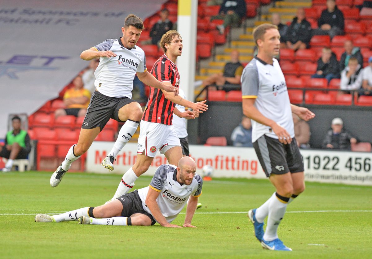 Walsall 2-3 Derby County: Mat Sadler's side fall to first pre-season ...