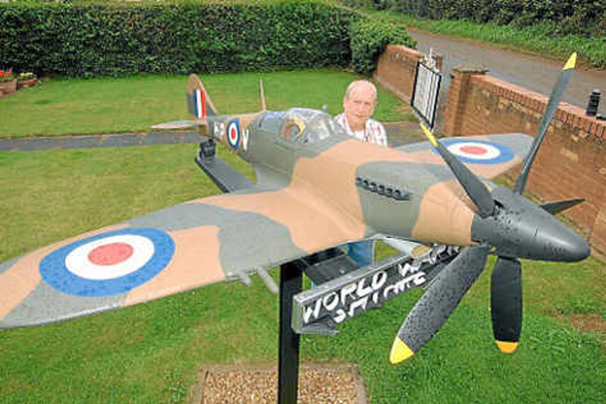 Shropshire garden Spitfire restored to its former glory | Shropshire Star