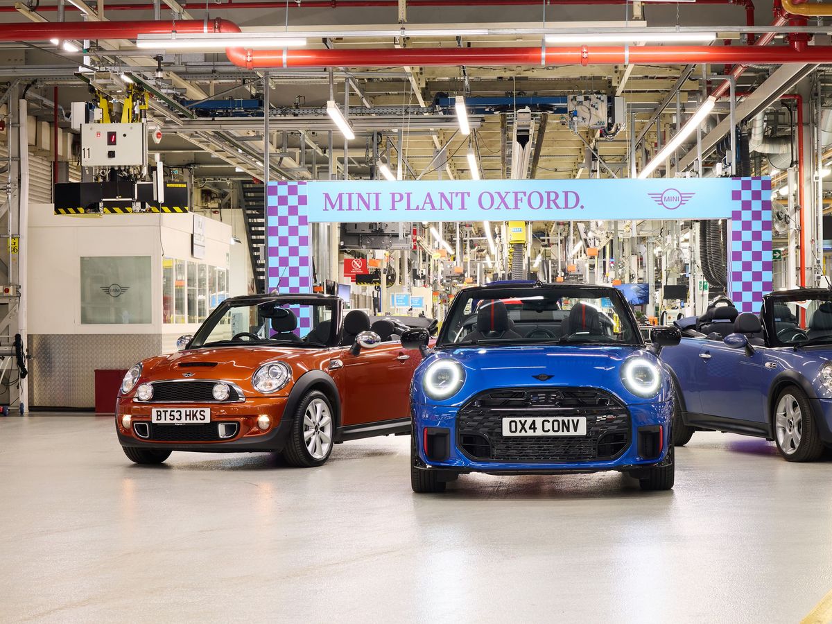 New Mini Cooper Convertible production begins at Oxford plant | Express ...