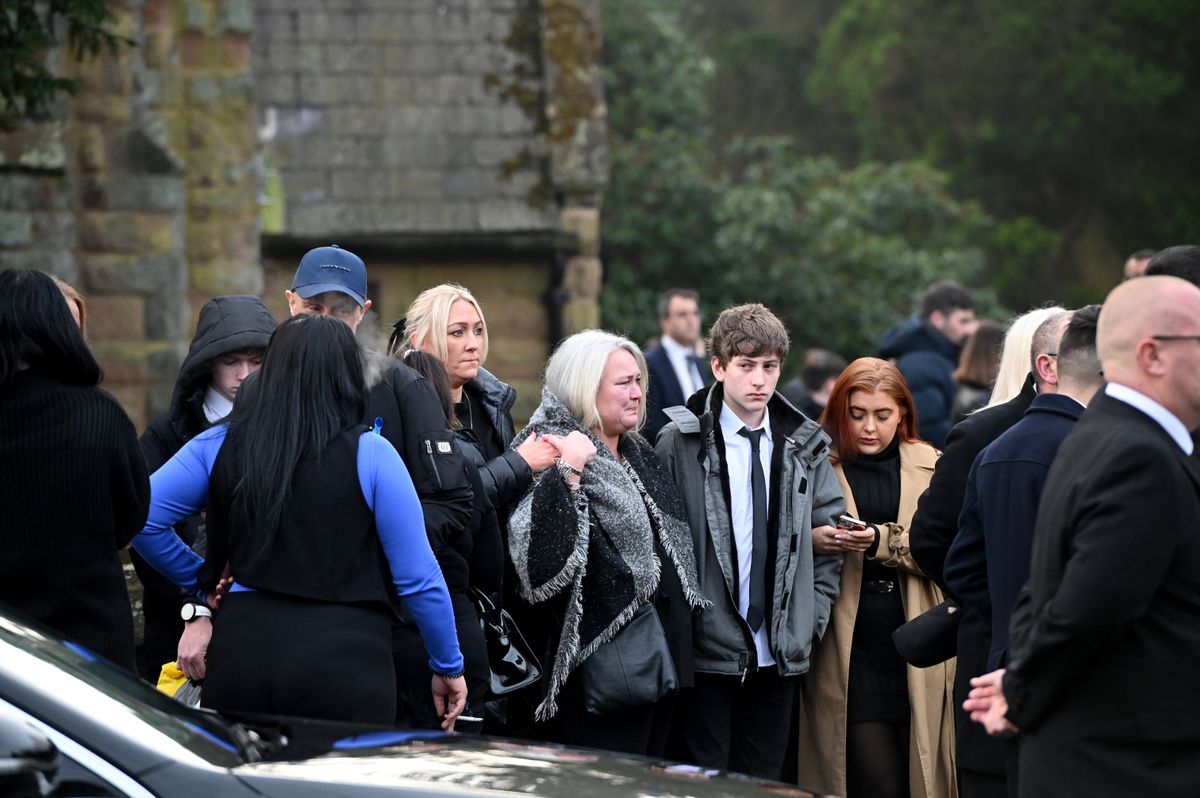 Hundreds of family and friends gather in Birmingham for funeral of tragic youngster Leo Ross ...