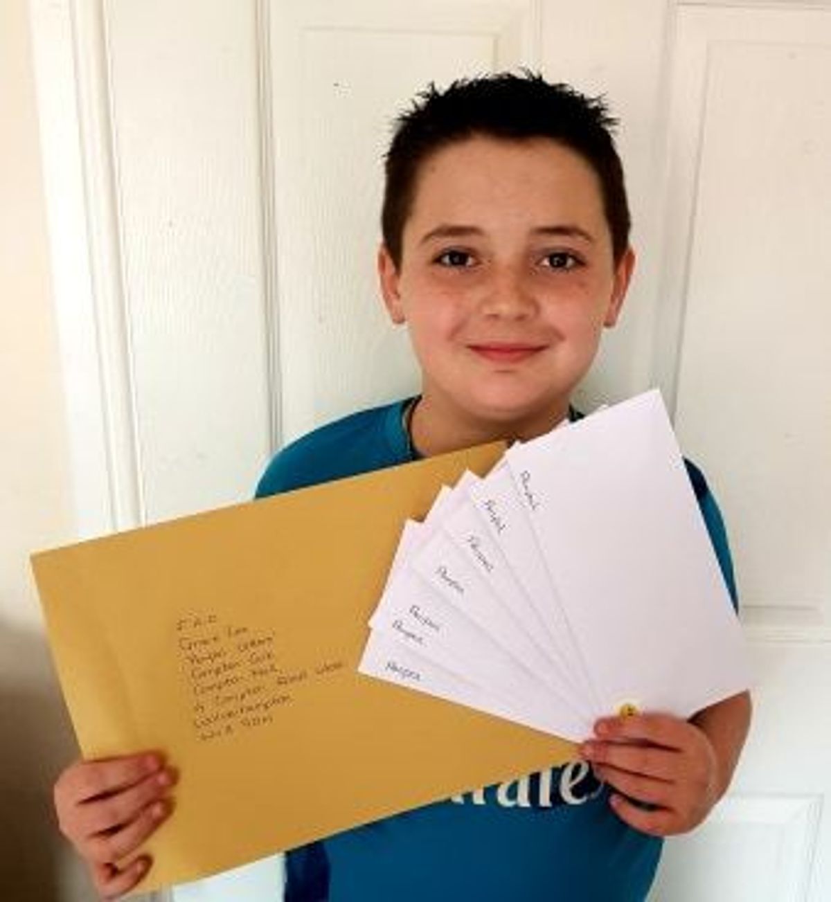 Boy, 10, writes letters to Compton Care patients in Wolverhampton ...