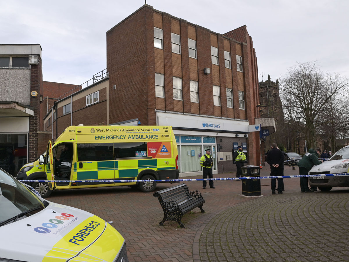 Man dies suddenly outside Barclays Bank in Cannock | Express & Star