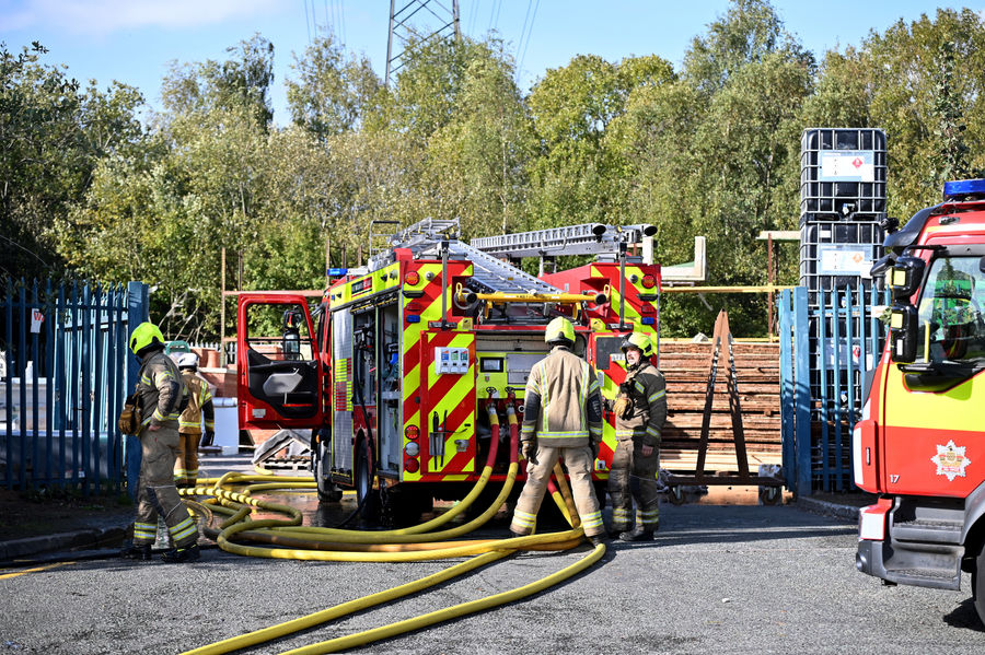 Photos show extent of Wednesbury factory fire damage which has left ...