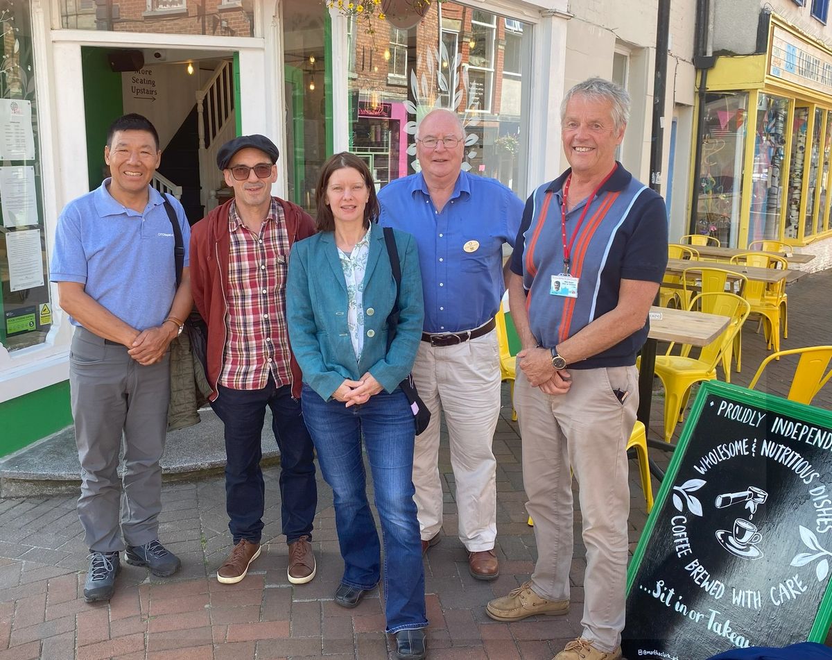 Knighton Rotary Club met with supporters of Classrooms in the Clouds ...