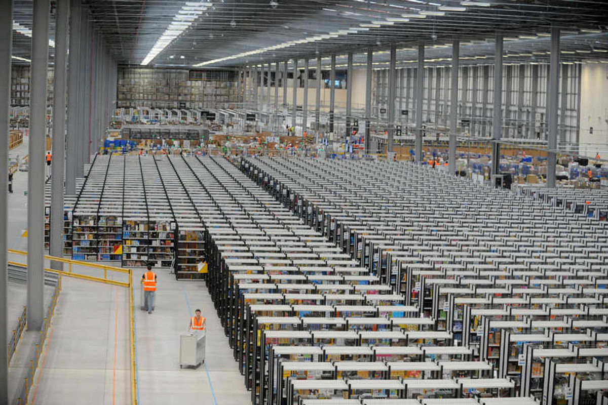 First look inside Amazon Rugeley centre as Christmas rush comes ...