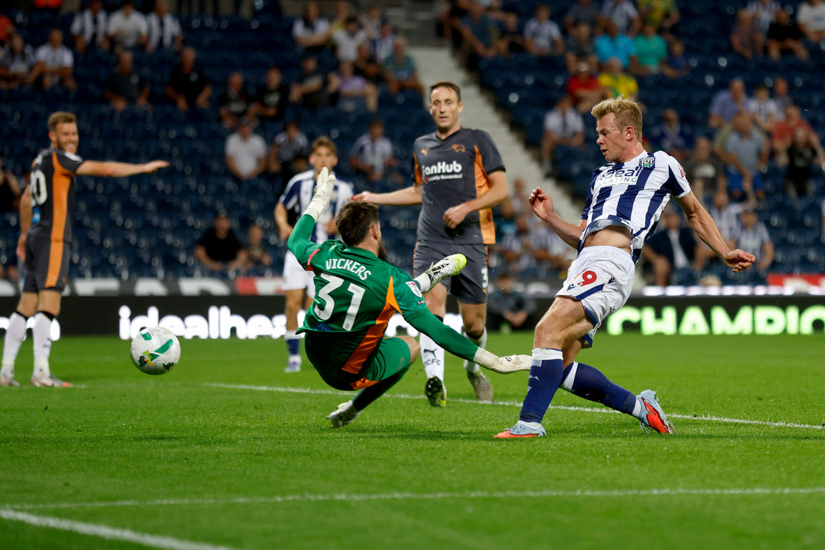 West Brom 1 Derby 1 (Derby win 3-2 on penalties): Baggies pay penalty and crash out after late ...