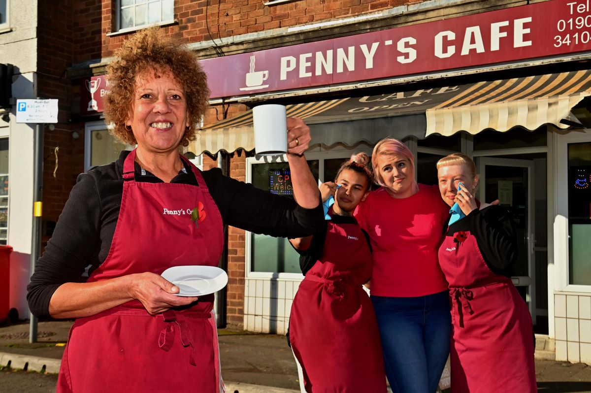 Woman who has run Wolverhampton café for 15 years leaves to take 'well ...
