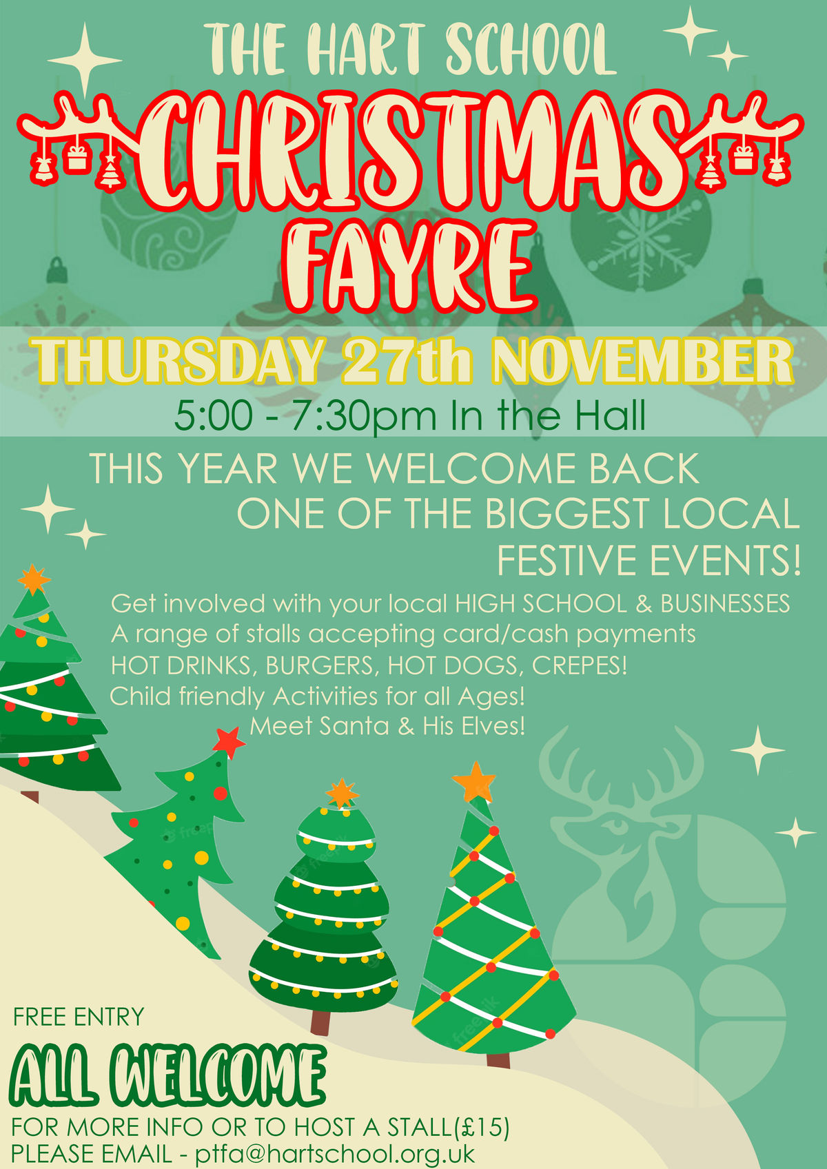 The Hart School to host one of Rugeley’s Biggest Christmas Fayres ...