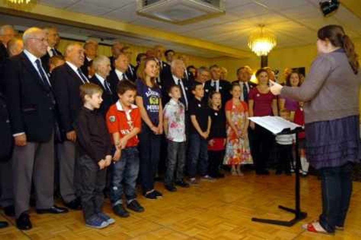 Fron Choir members launch new album - with their grandchildren ...