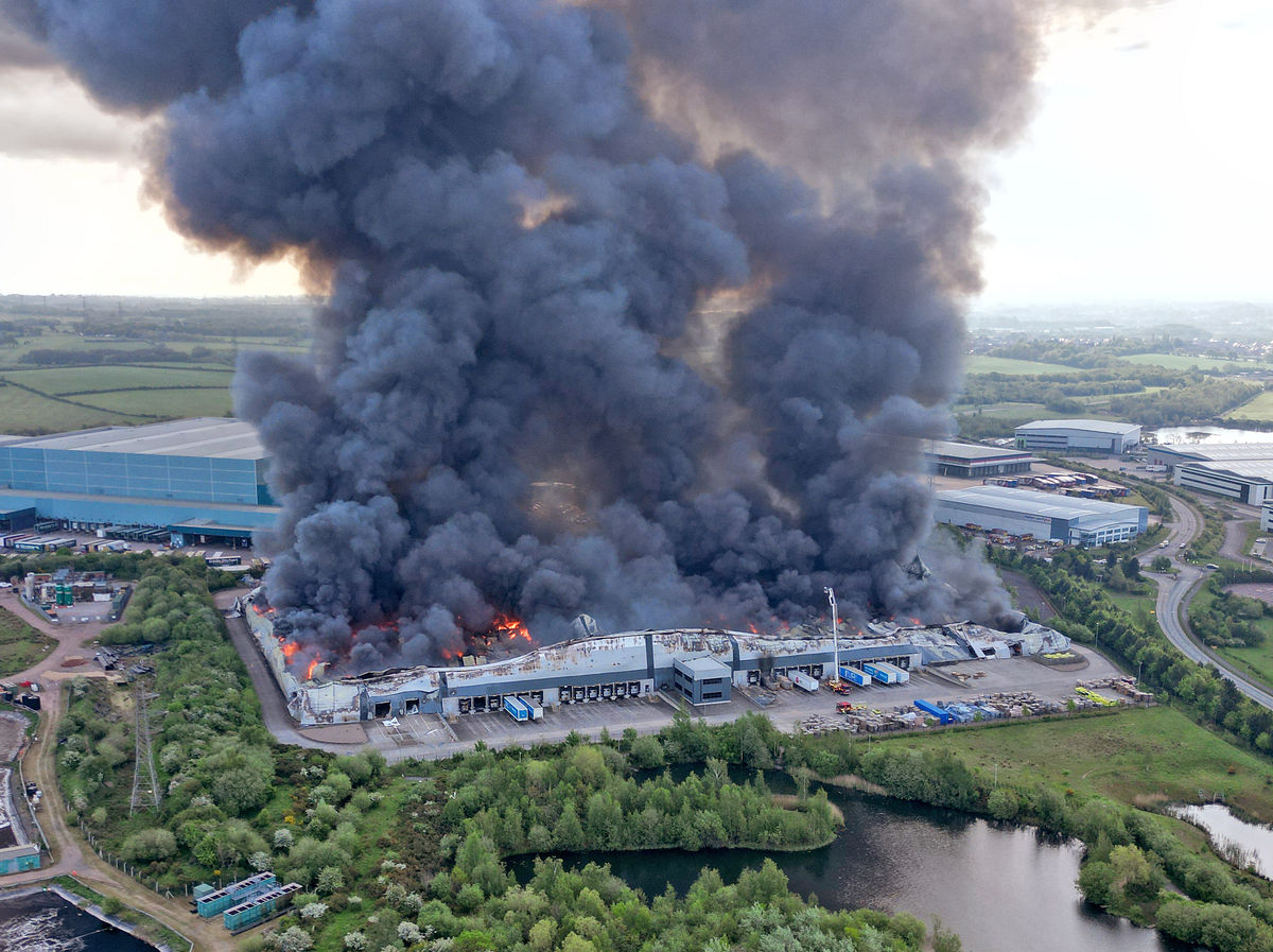 What we know so far about fire which tore through Cannock warehouse ...