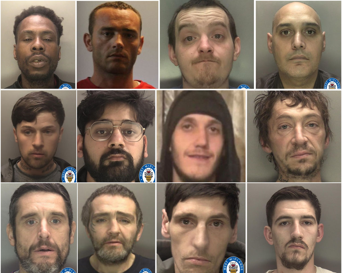 Pictured: The 12 newest faces on West Midlands Police wanted list ...