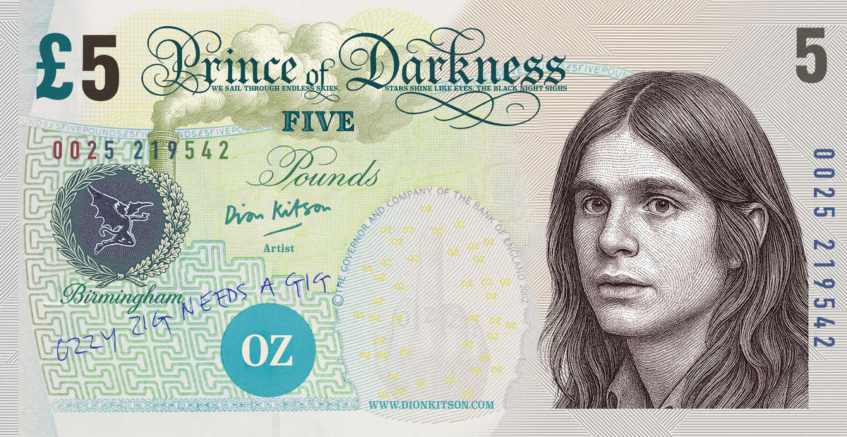 'The People's Prince': Dudley artist pays tribute to Ozzy Osbourne with ...