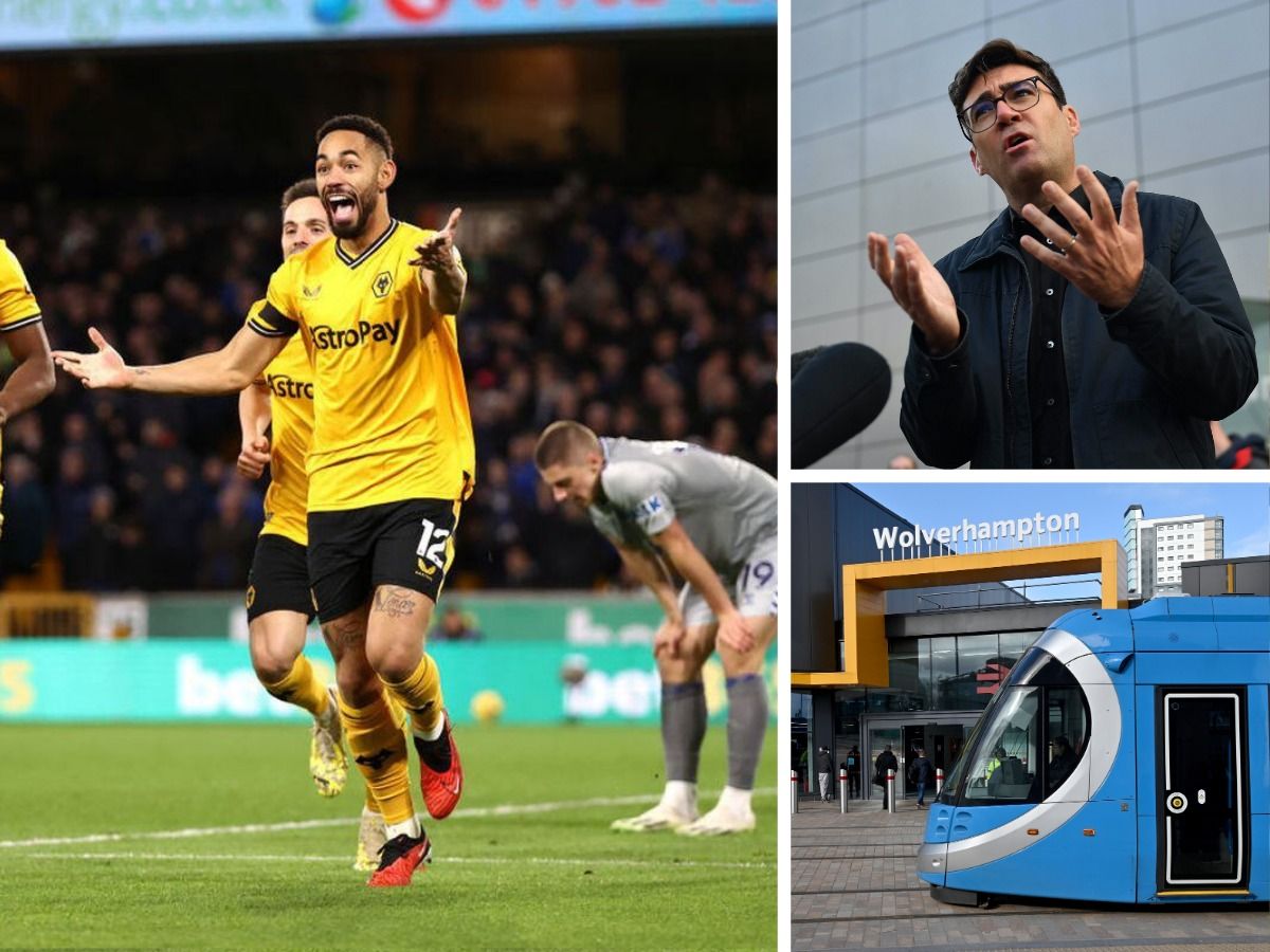 Manchester mayor Andy Burnham's silver lining after seeing Wolves ...